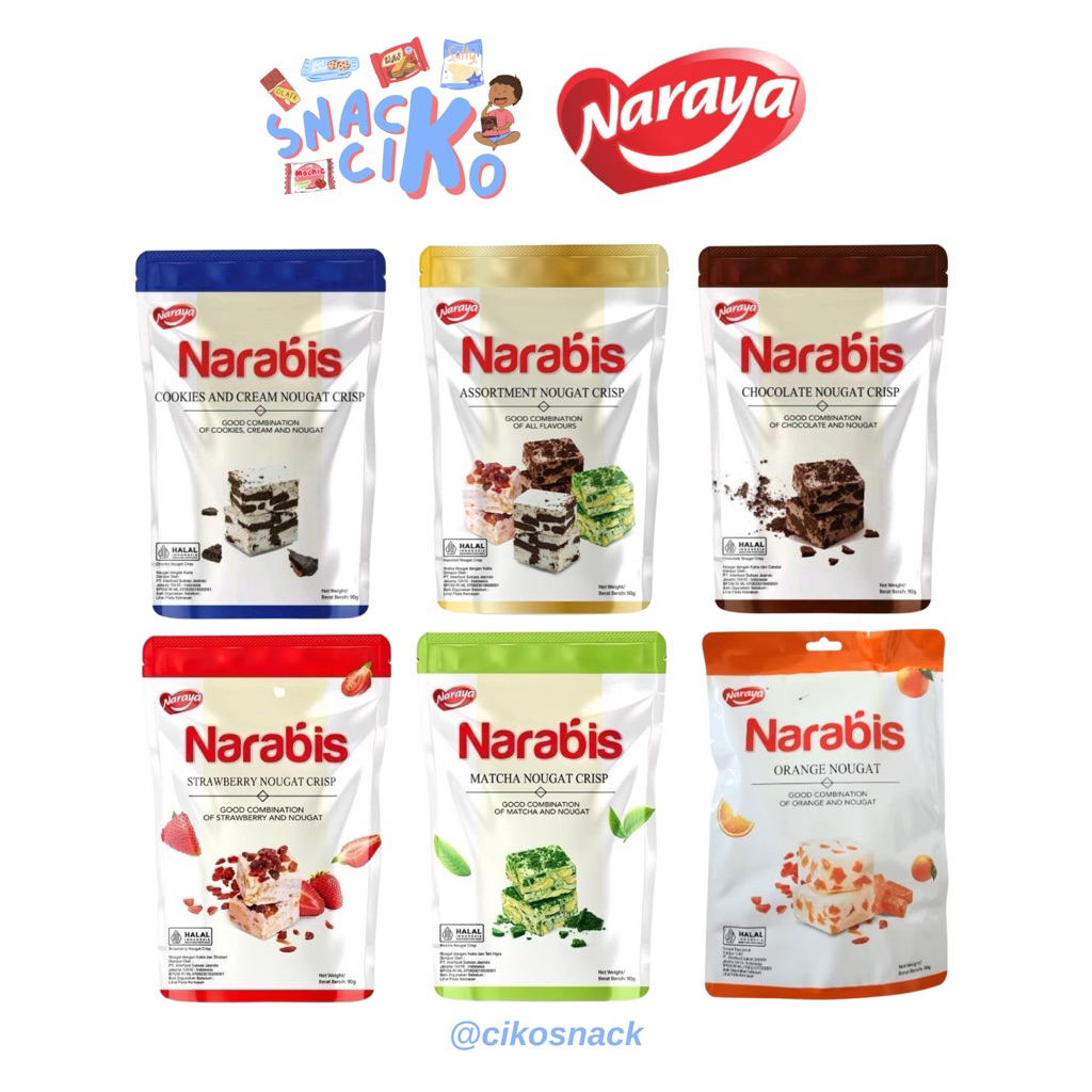 Jual [READY] Naraya Narabis Nougat 90gr | Shopee Indonesia
