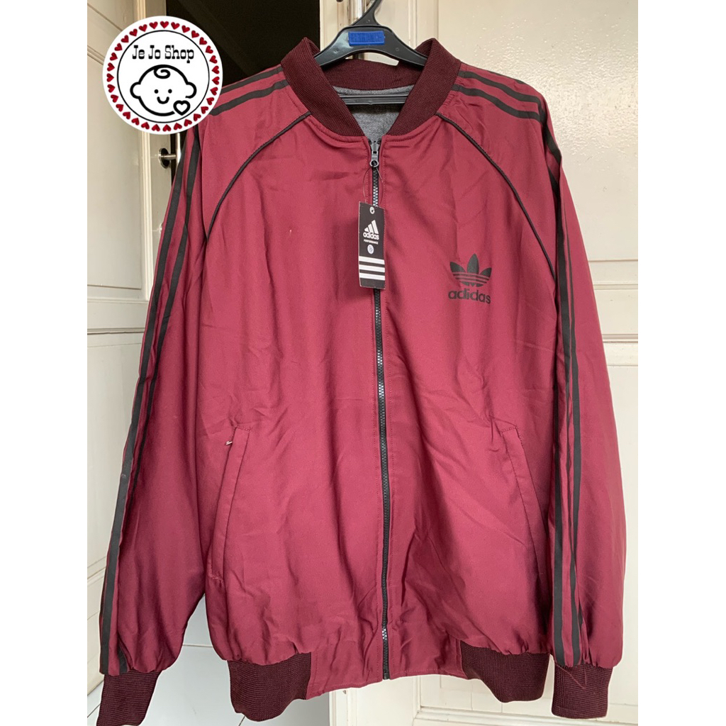 Jual Preloved Jacket Pria XXL Merah Maroon | Shopee Indonesia