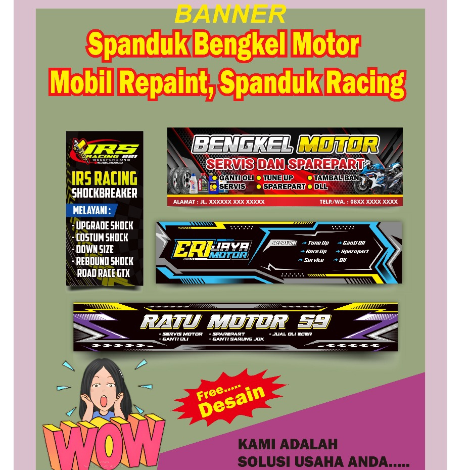 Jual Spanduk BENGKEL, Banner BENGKEL | Shopee Indonesia
