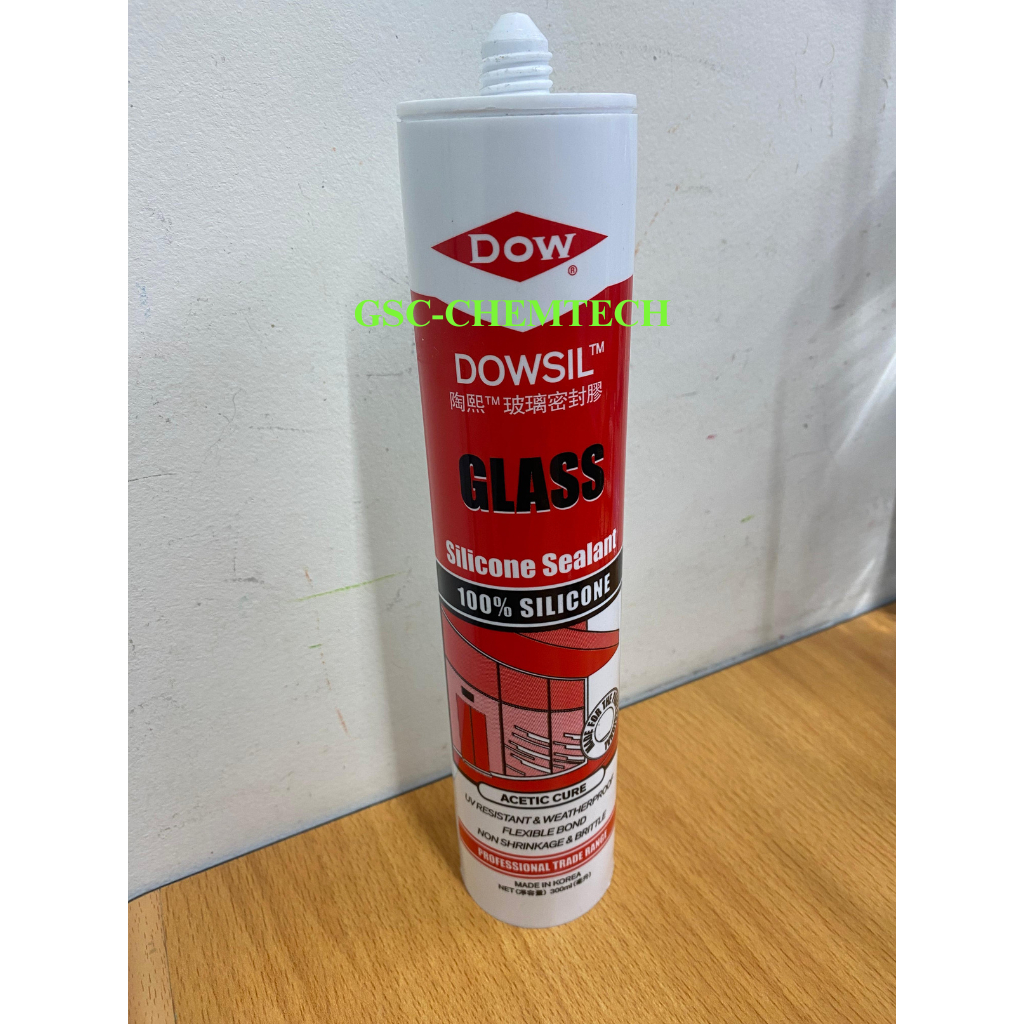 Jual Dowsil Silicone Sealant Asam / Lem Kaca Dowsil Asam | Shopee Indonesia