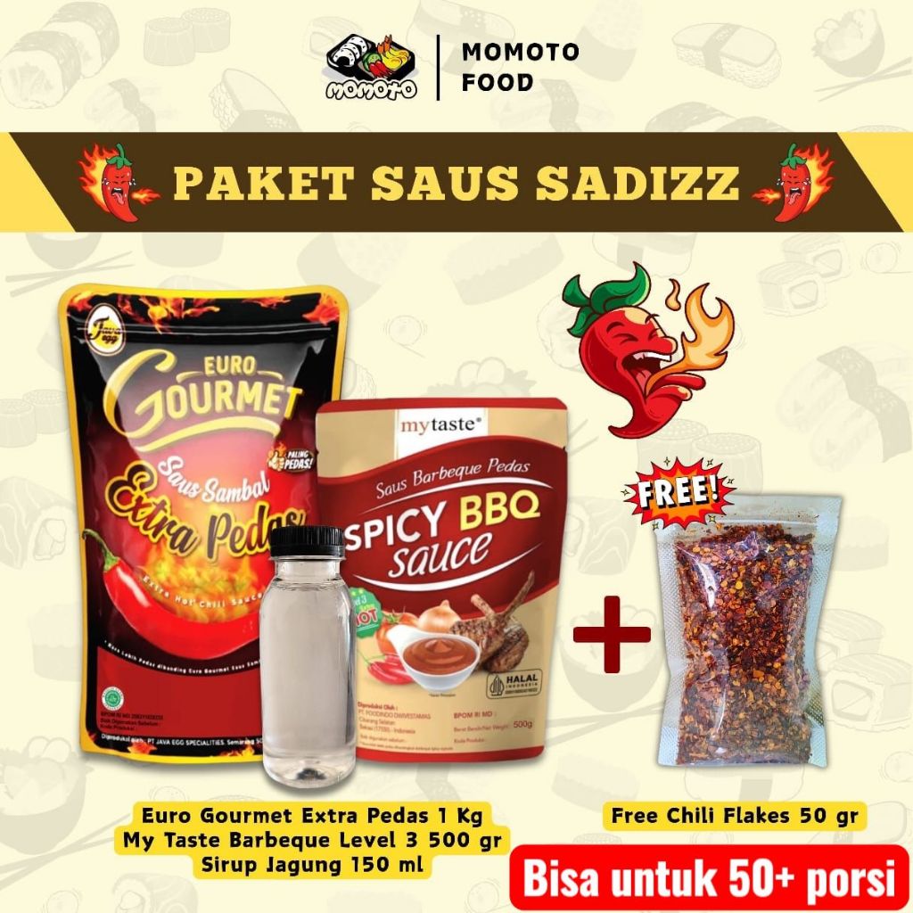 Jual Paket Saus Sadizz Ayam Celup Fried Chicken Pedas Hot Fire Sadis ...