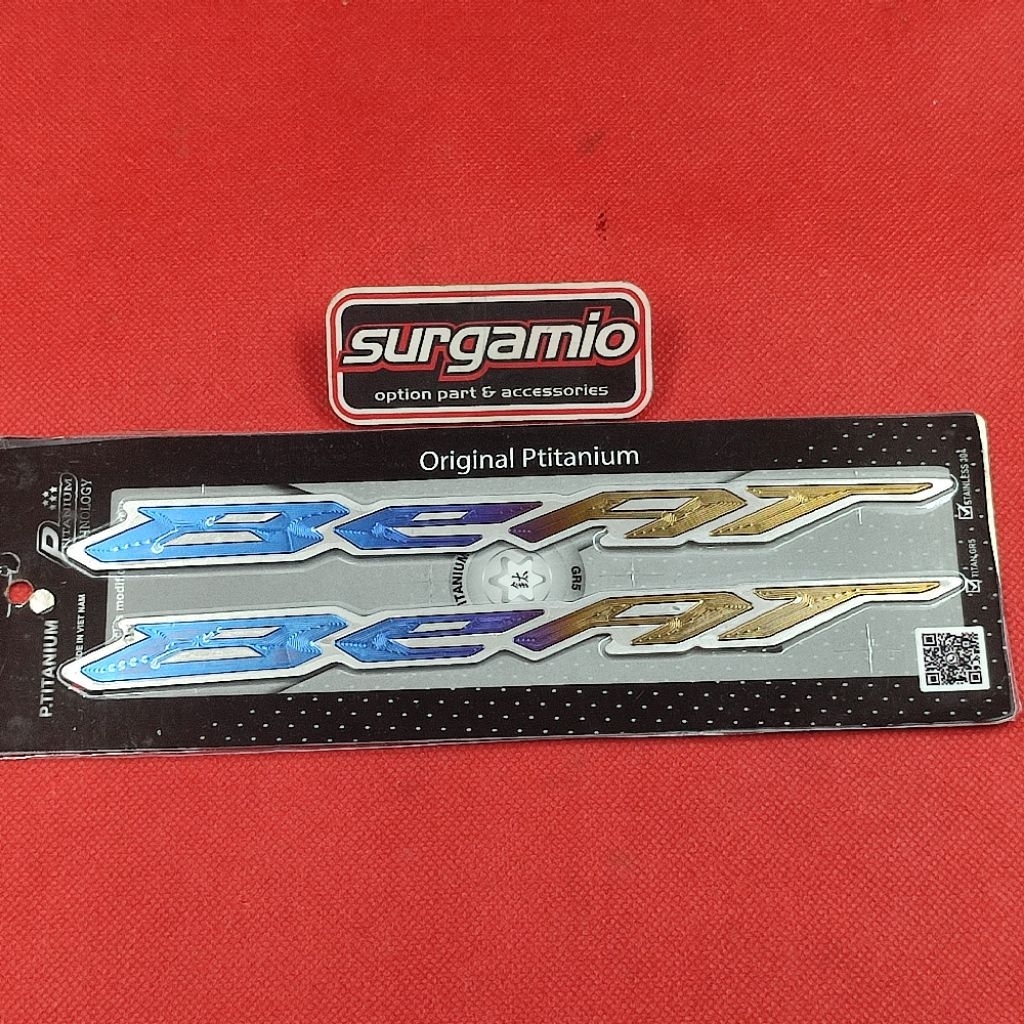 Jual Emblem titanium beat emblem titan vietnam (sepasang) | Shopee ...