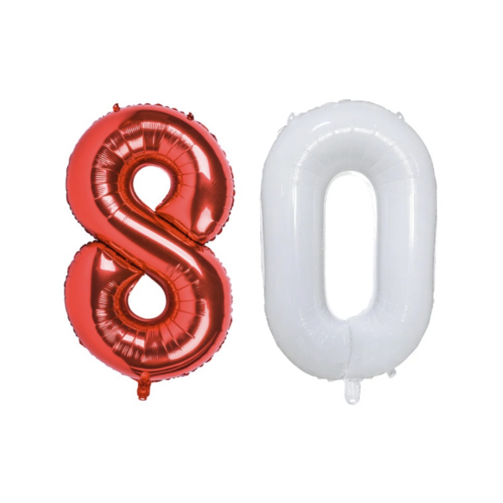 Jual Paket Balon Set Angka Jumbo Merah Putih 80 | Shopee Indonesia