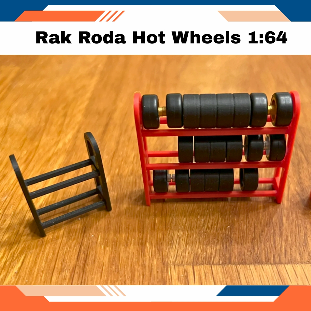 Jual Aksesoris Diorama Miniatur Rak Display Roda Hot Wheels skala 1:64 ...