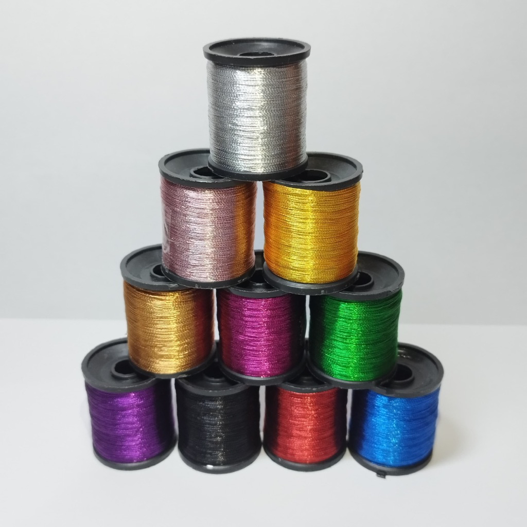 Jual Benang NCP Metalik Premium | Benang NCP Size A | Benang Wraping ...