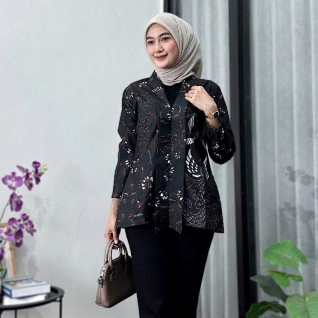 Jual Arfa Fashion Batik Atasan Batik Wanita Ukuran M L XL XXL | Shopee ...