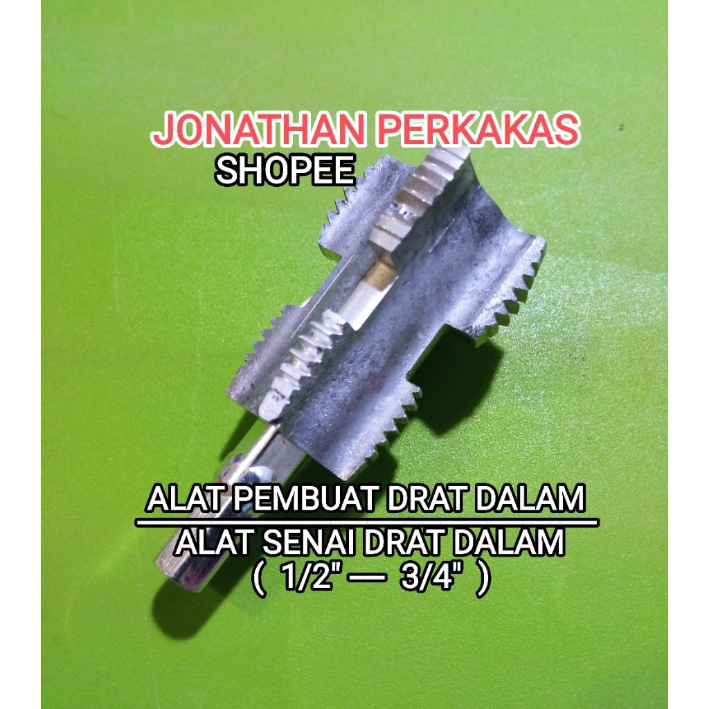 Jual adapter mesin bor pembuat drat dalam 1/2"-3/4" | Shopee Indonesia