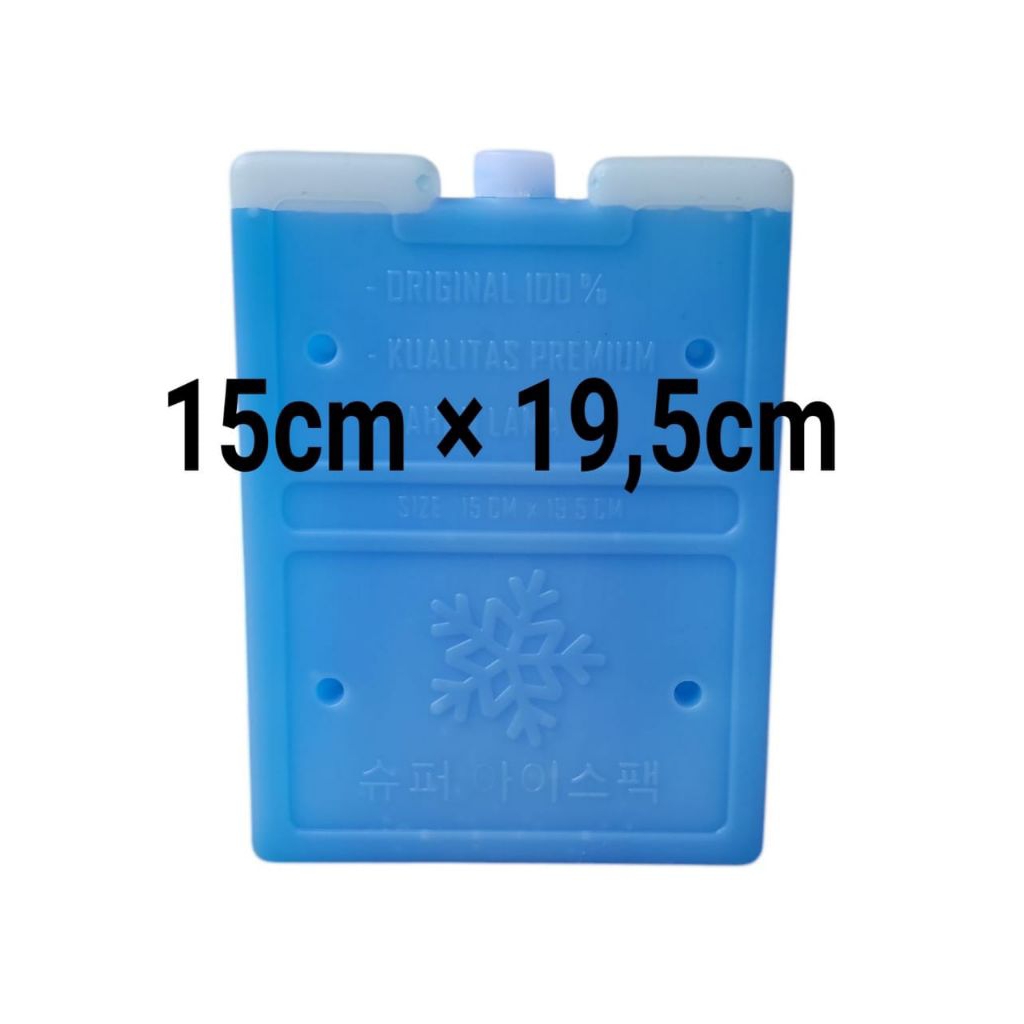 Jual ice pack kotak 15 × 19,5cm ice gel blue dry ice thermafreeze SEMI ...