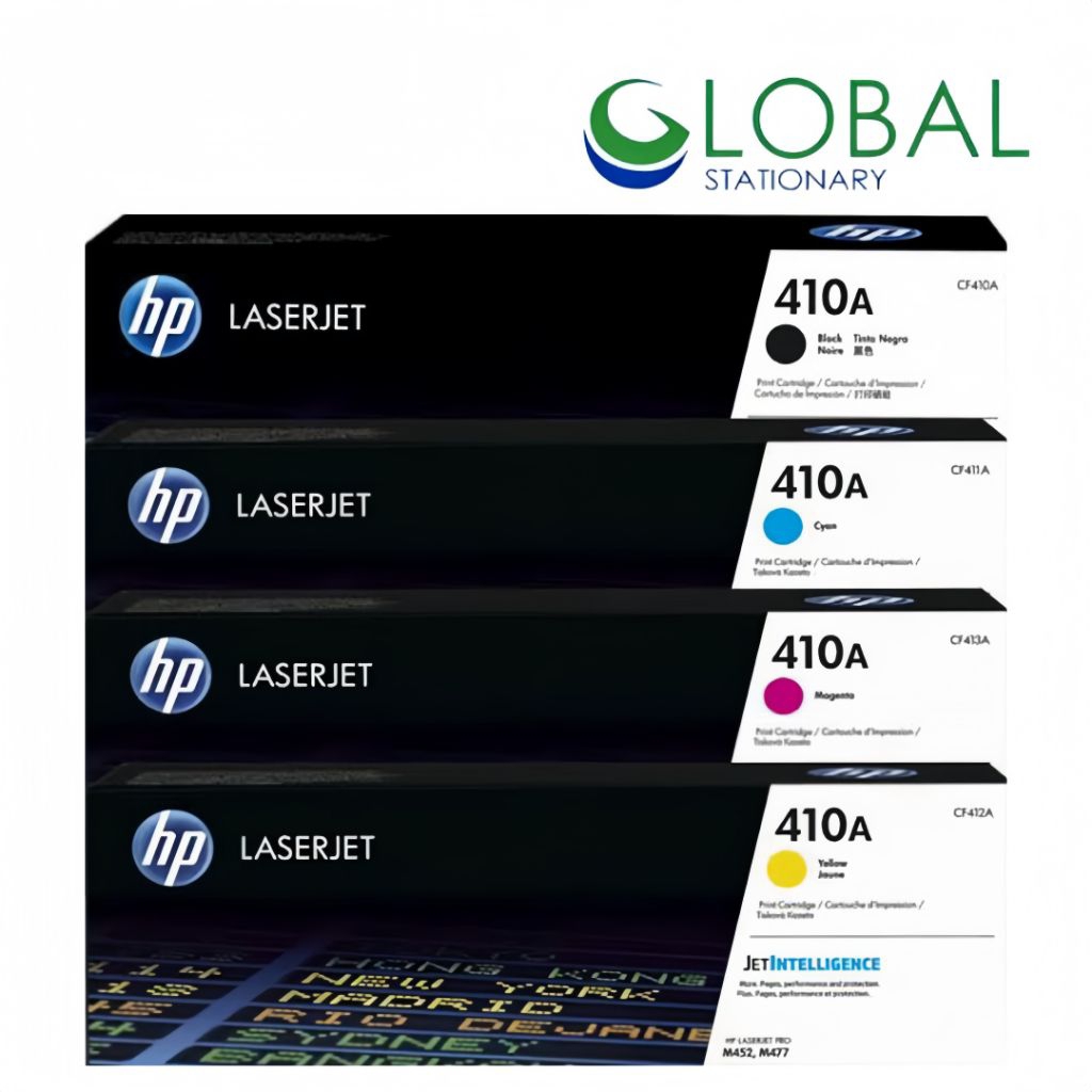 Jual Paket Toner Cartridge Printer Hp 410A 4Pcs / 1Set (Black,Cyan ...
