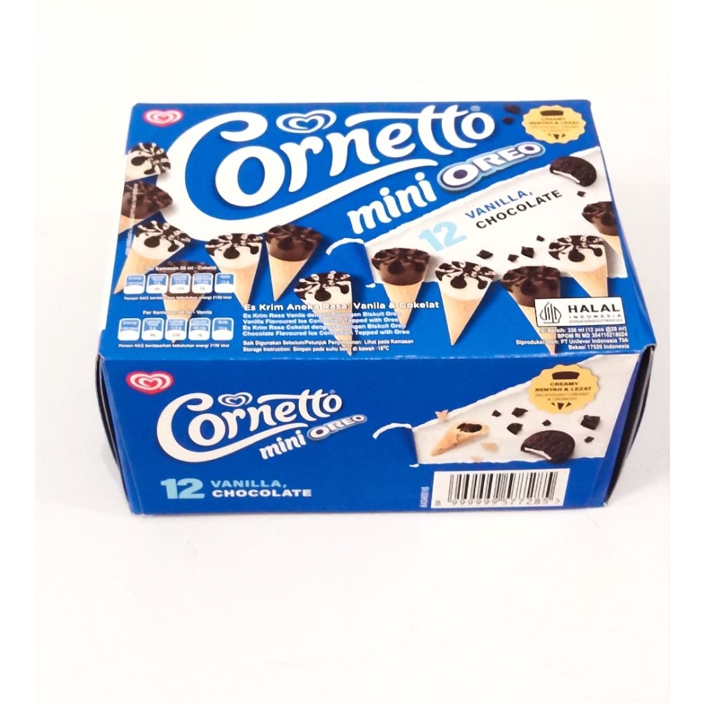 Jual Ice Cream Walls Cornetto Mini 336 ml (12 pcs) | Shopee Indonesia