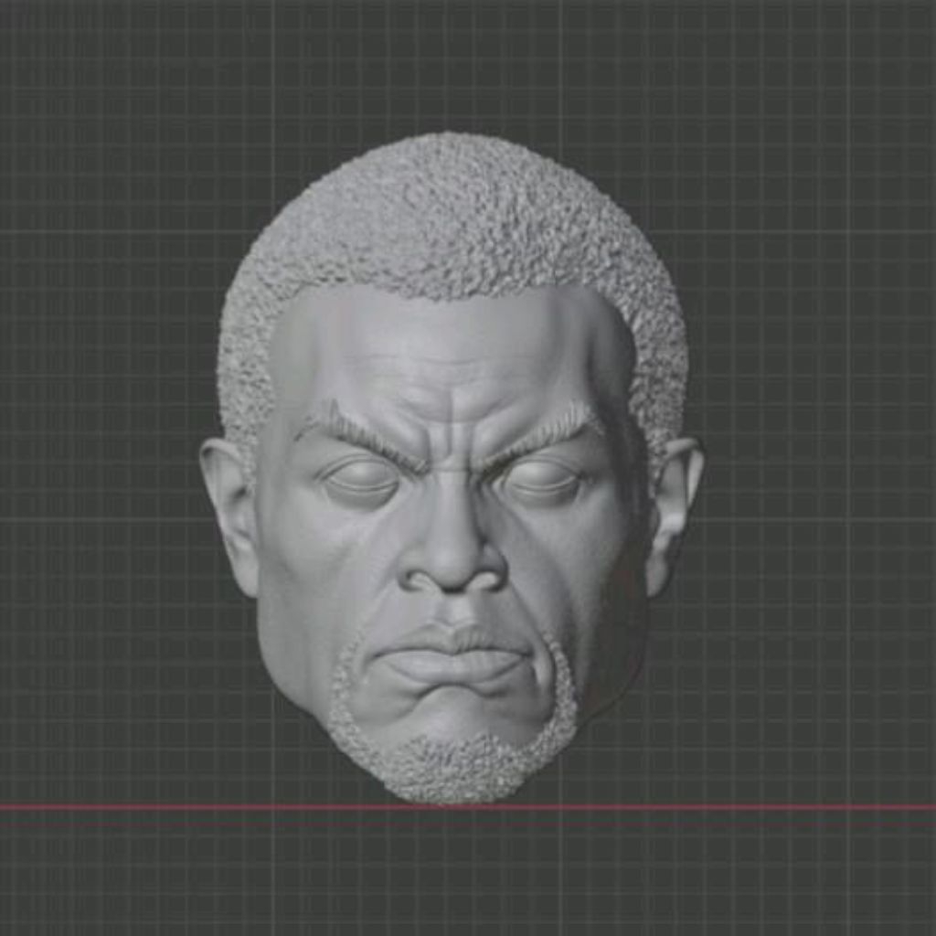 Jual Headsculpt Head HS Jace Fox Lucius Fox Batman Tchala Black Panther ...