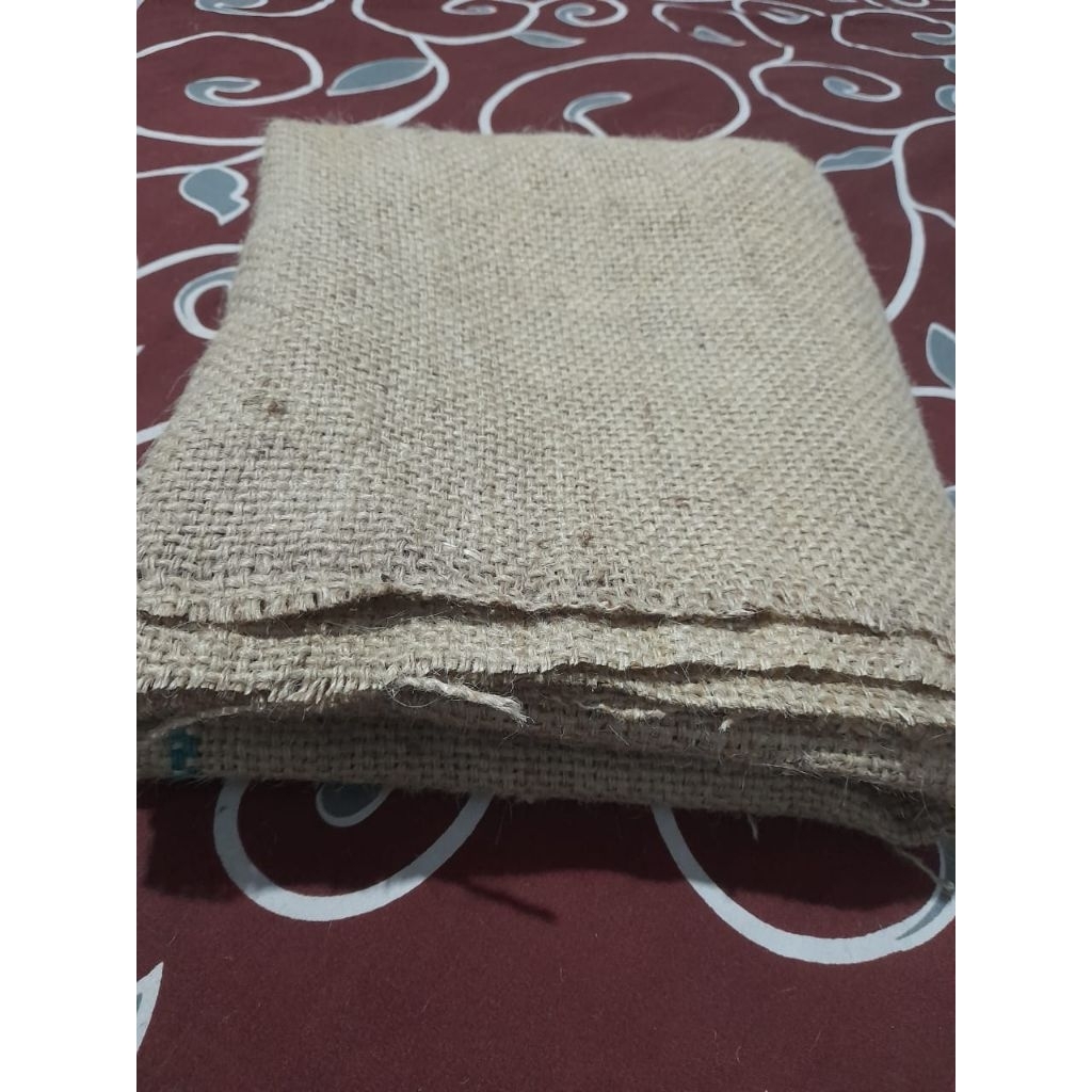 Jual kain goni lembaran ukuran 110 X 90 / kain goni untuk kerajinan ...