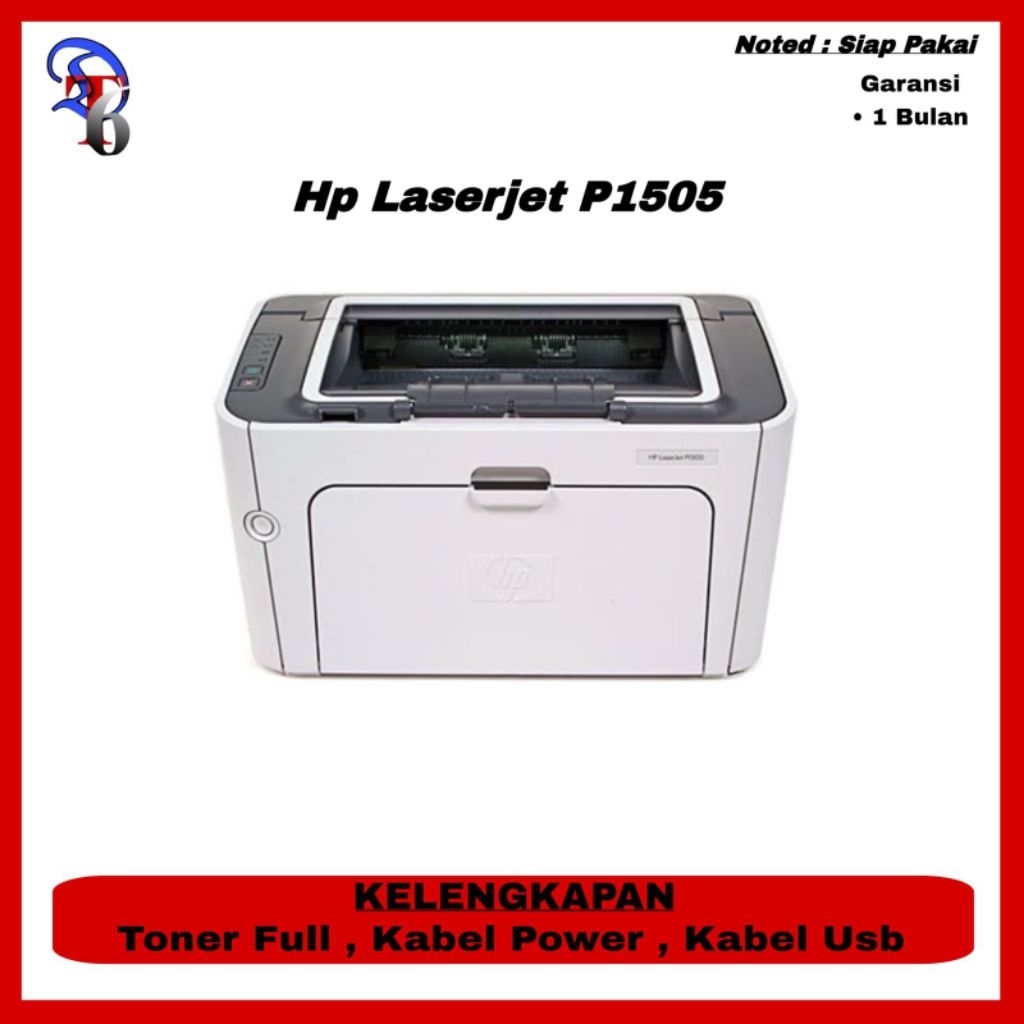 Jual Printer hp laserjet P1505 Printer Laser Monocrom Second Printer ...