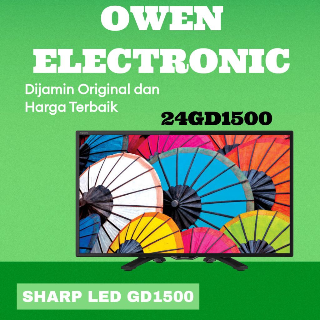 Jual SHARP 24GD15001 / 2T-C24GD15001 24 inch HD DIGITAL TV 2024 Series ...