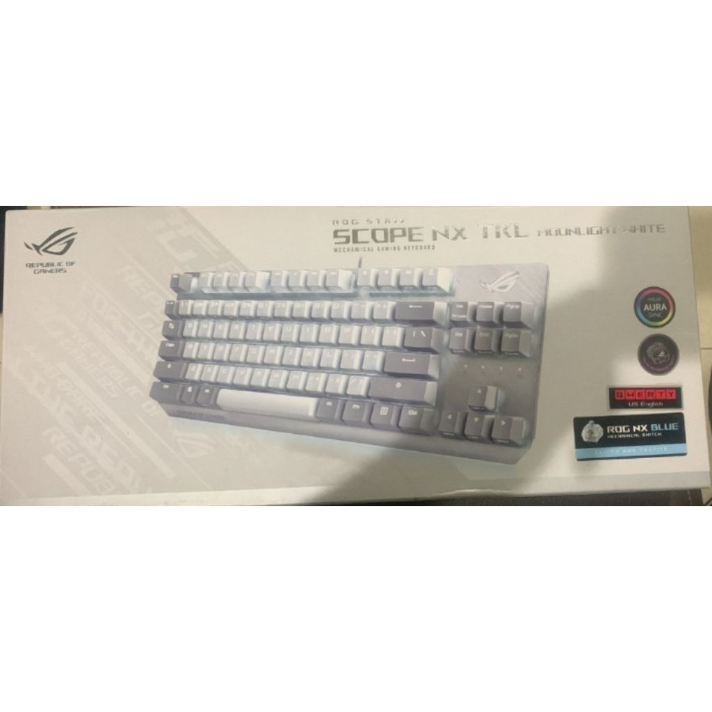 Jual ROG STRIX SCOPE NX TKL MECHANICAL GAMING KEYBOARD MOONLIGHT WHITE ...