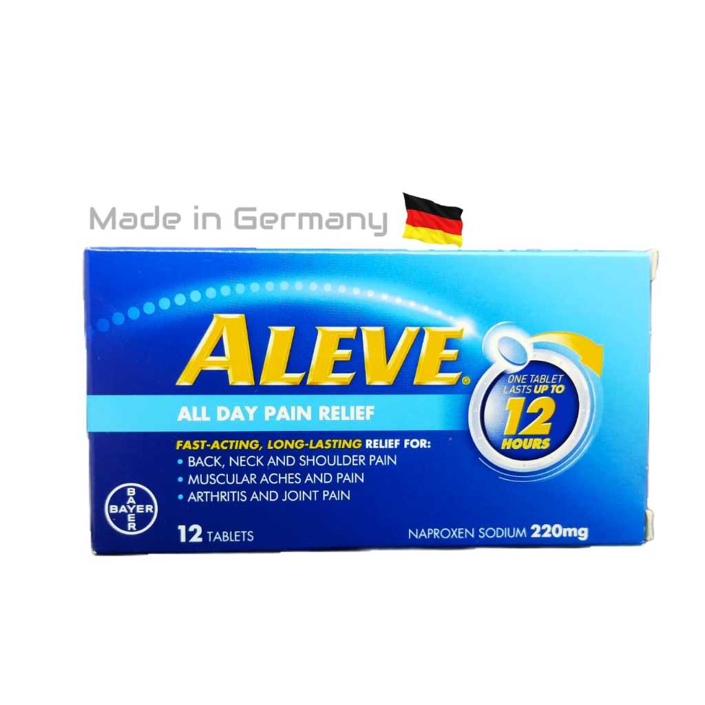Jual Aleve 12 Hour All Day Pain Relief 12's Tablet/ Joint & Muscle Pain ...