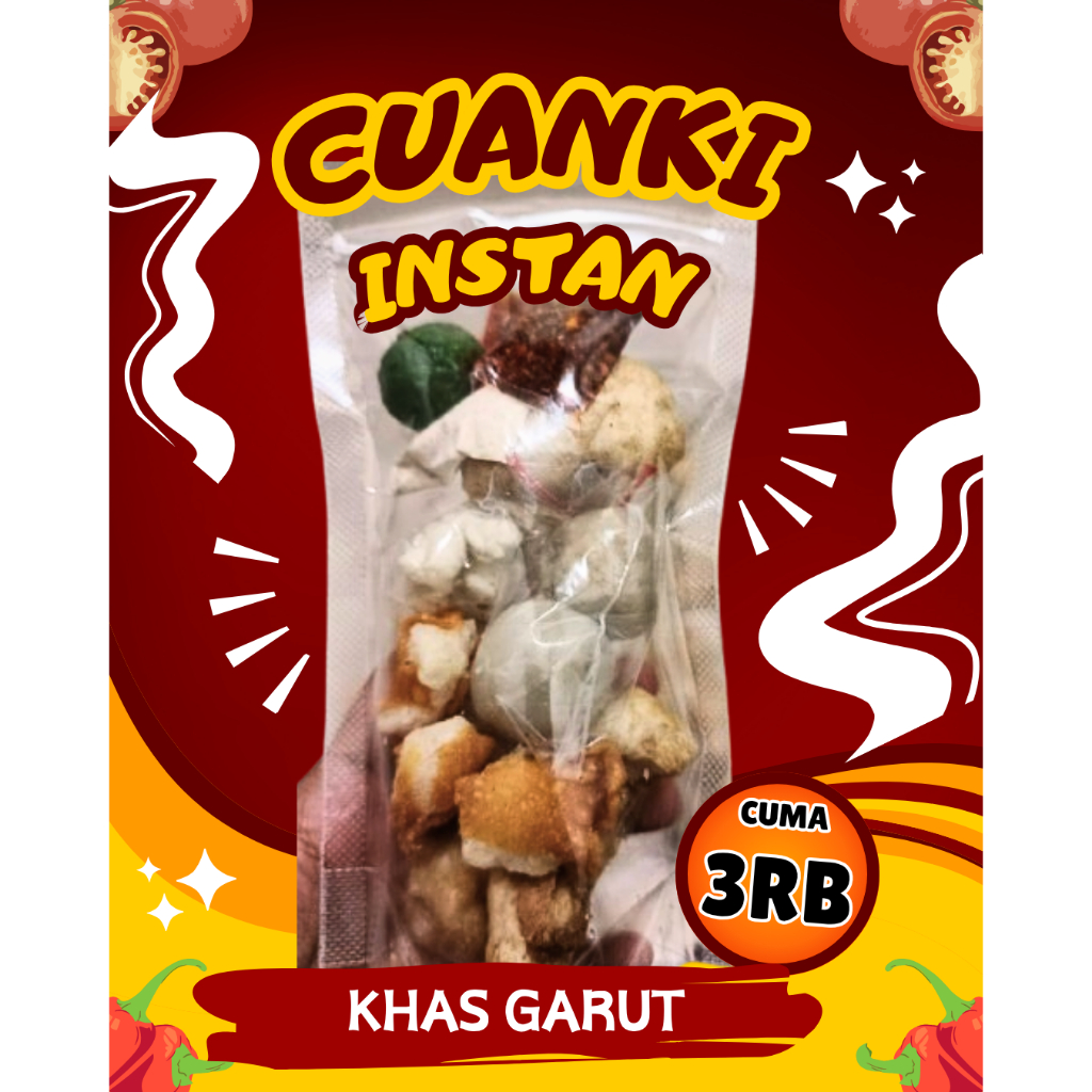 Jual Cuanki Instan Gurih Pedas Nikmat Bumbu Komplit Khas Garut | Shopee ...