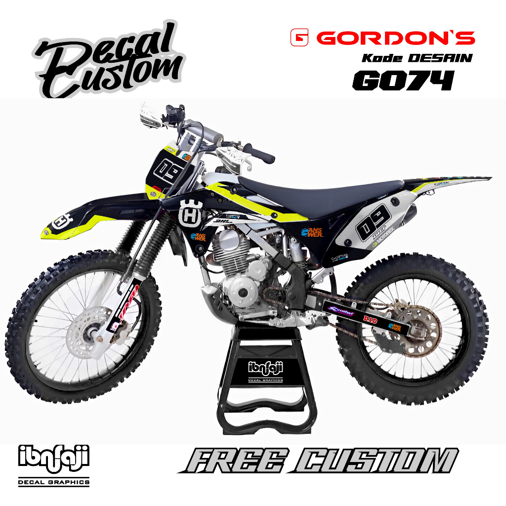 Jual Decal Klx Gordon Stiker Decal Gordon Klx / Decal Klx Gordon Full ...