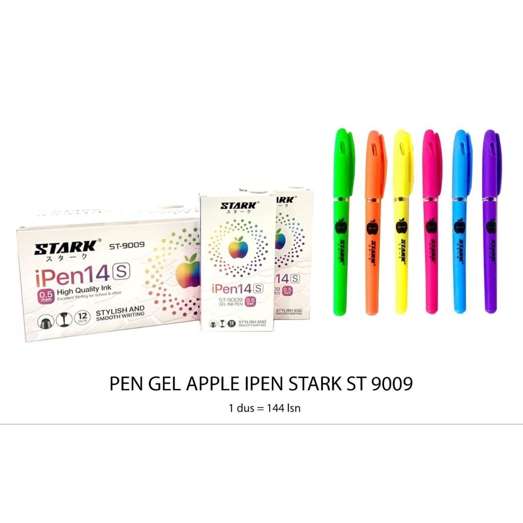 Jual (12pcs) pulpen gel IPEN 14 PRO STARK | Shopee Indonesia