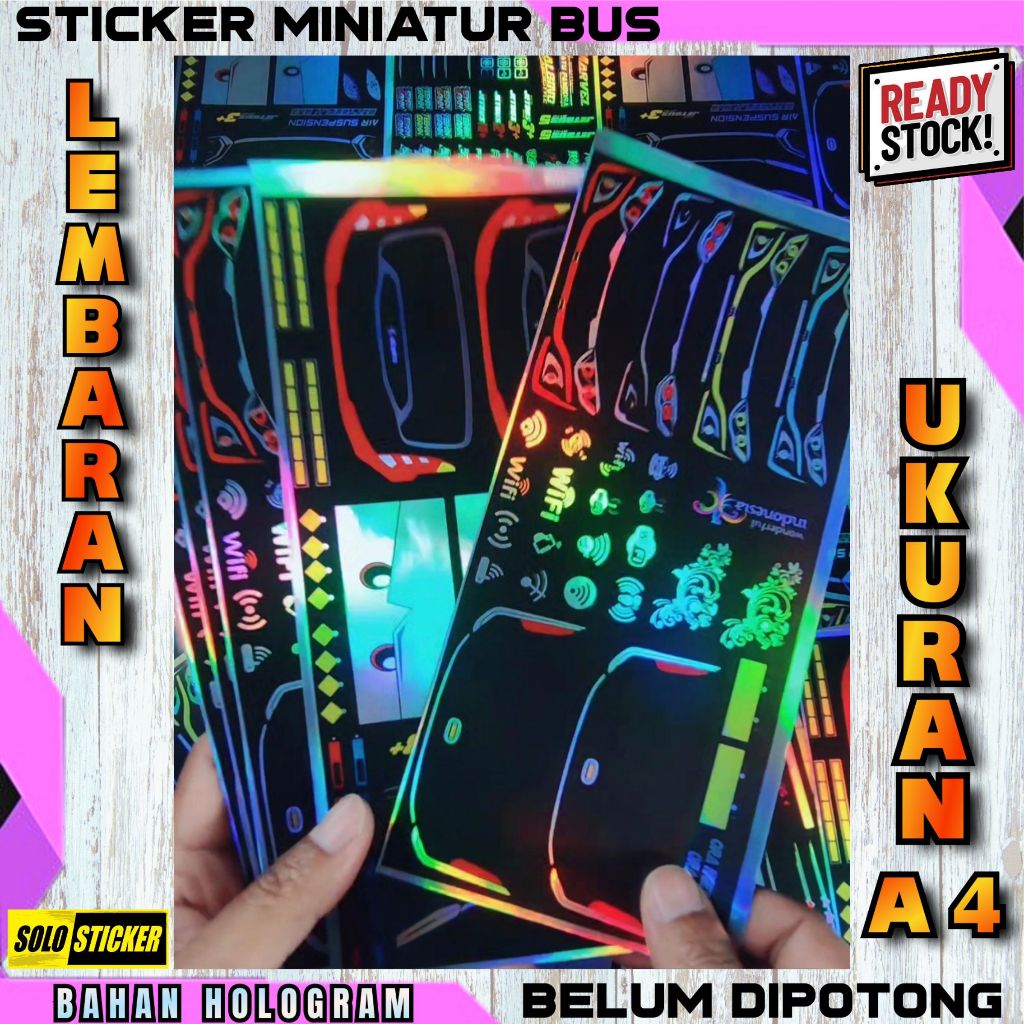 Jual Stiker Miniatur Lampu Bus Sticker Head Lamp Jetbus 5 Jetbus 3 ...