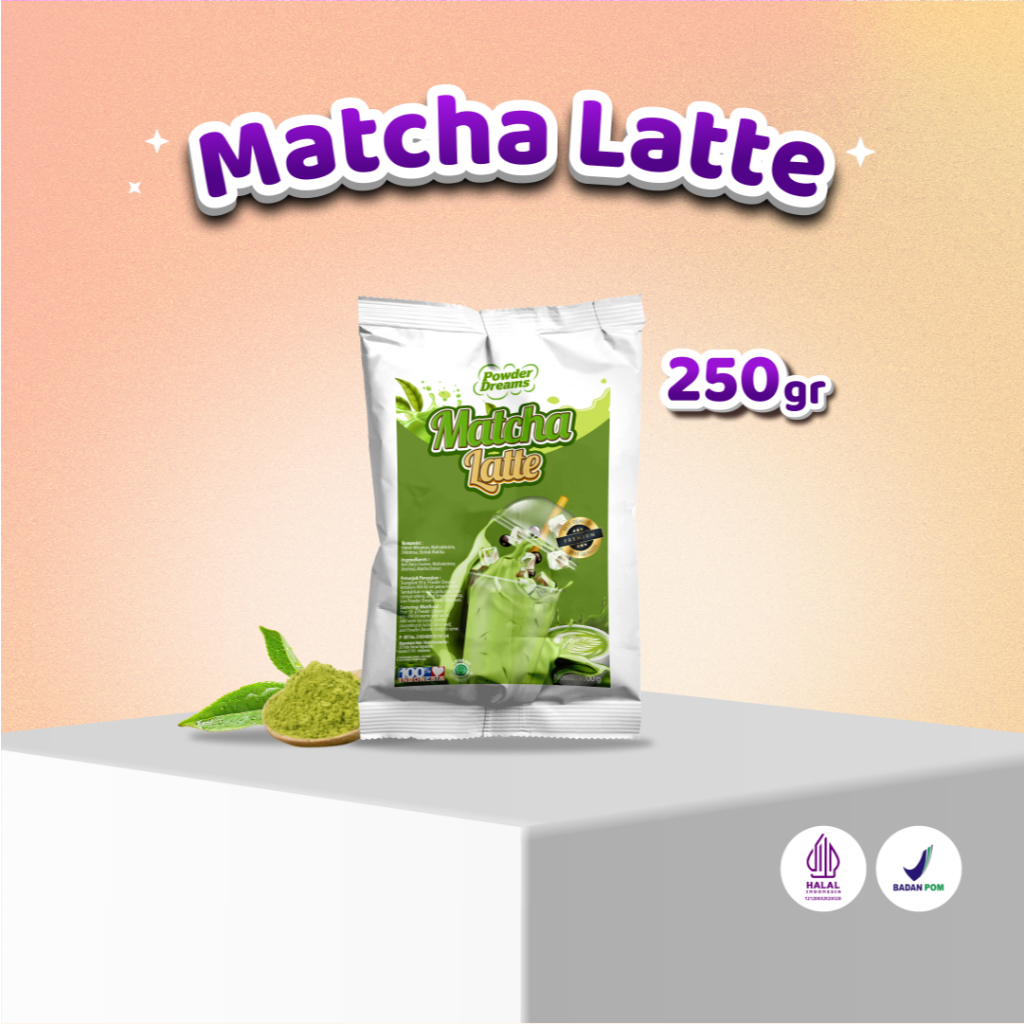 Jual Powder Dreams - Bubuk Minuman Rasa Matcha Latte 250 gr Premium ...