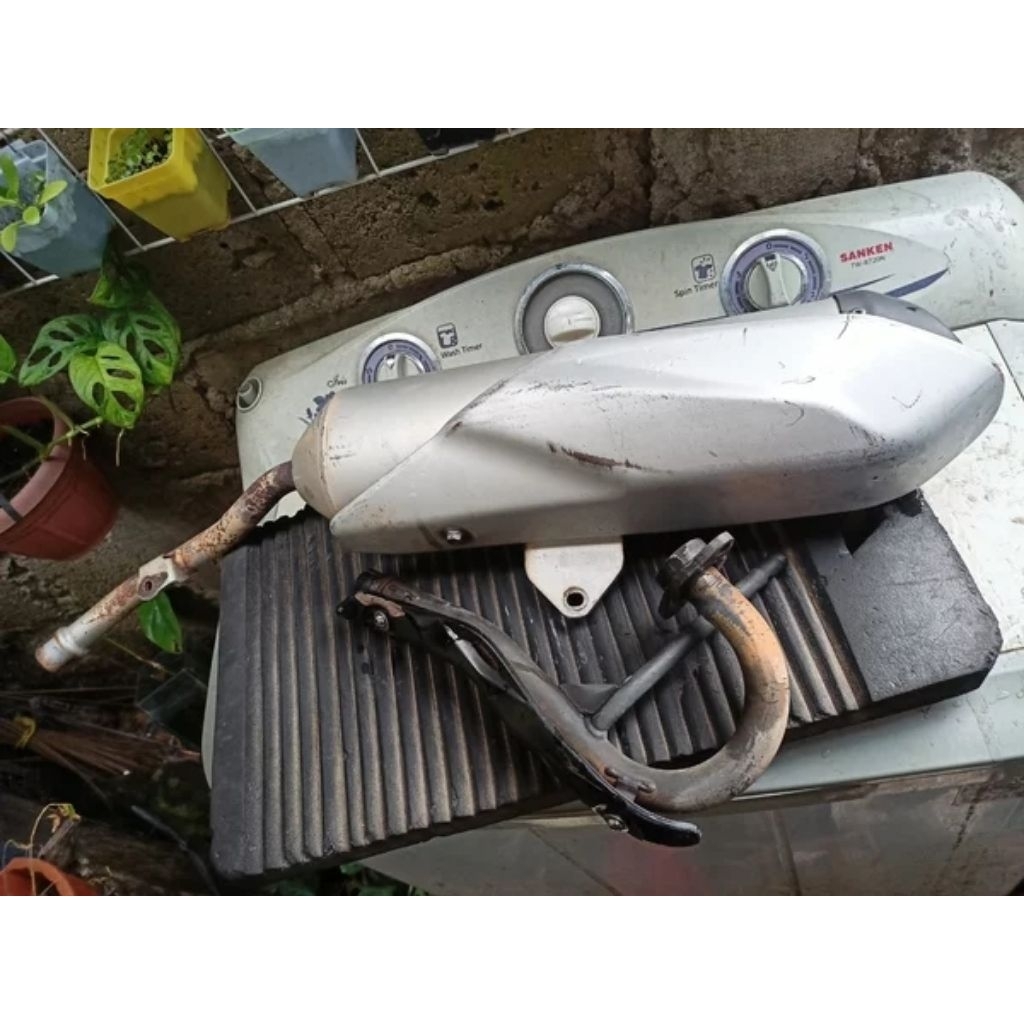 Jual Knalpot klx 150 dtracker 150 d tracker klx150 original ori copotan ...