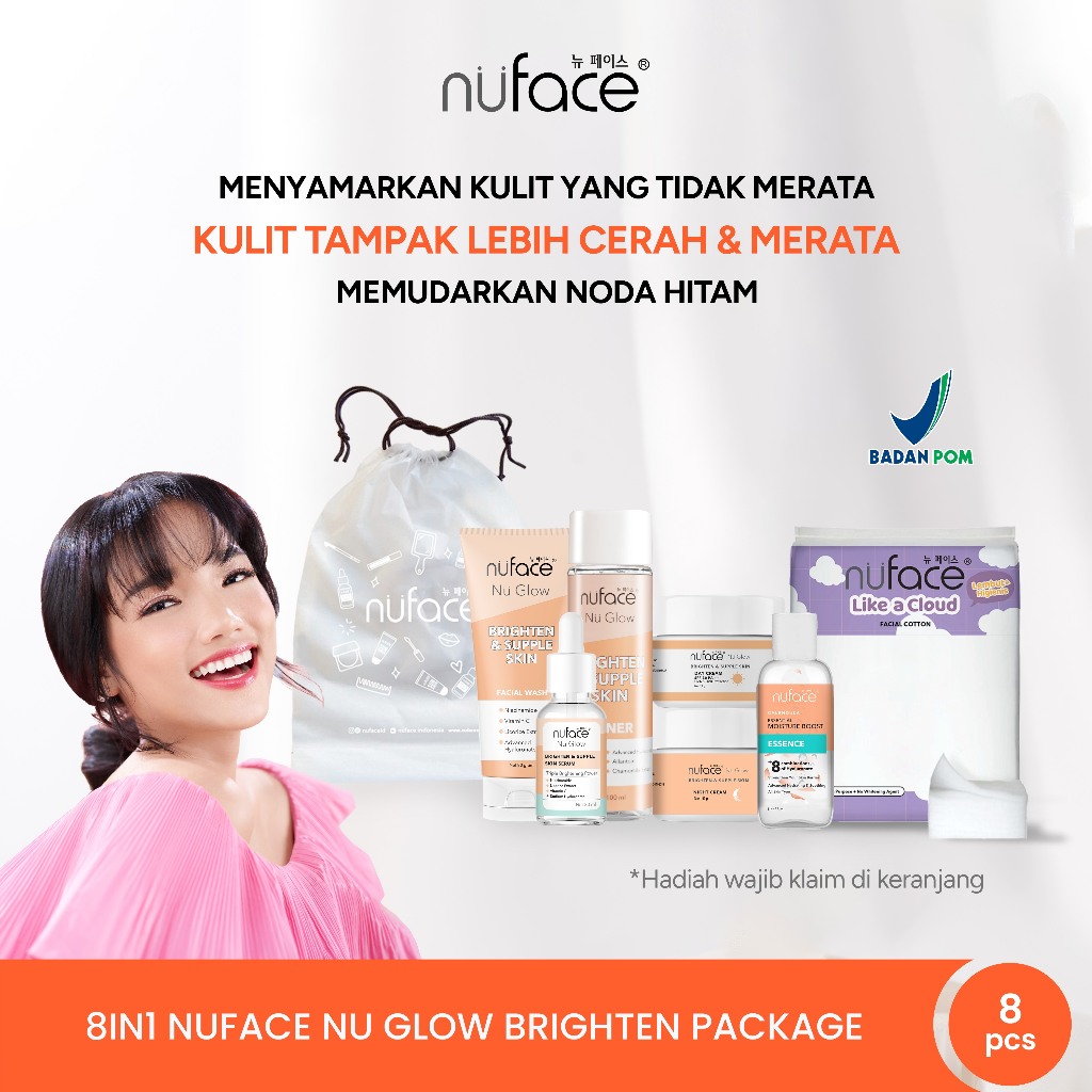 Jual [5IN1] Nuface Skincare Fuji Paket Perawatan Mencerahkan Wajah ...