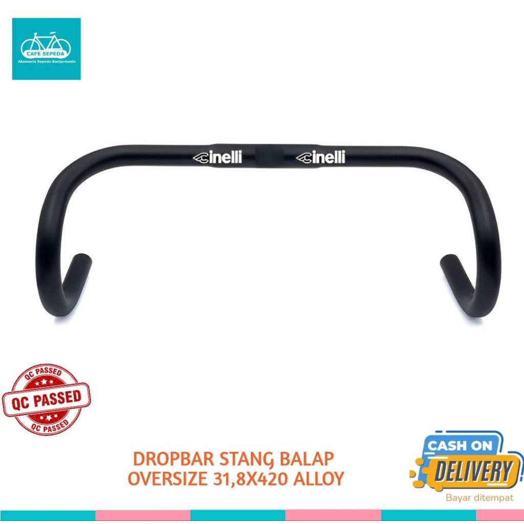 Jual DROPBAR OVERSIZE 31,8 STANG BALAP SEPEDA ALLOY FIXIE RB BALAP MTB | Shopee Indonesia