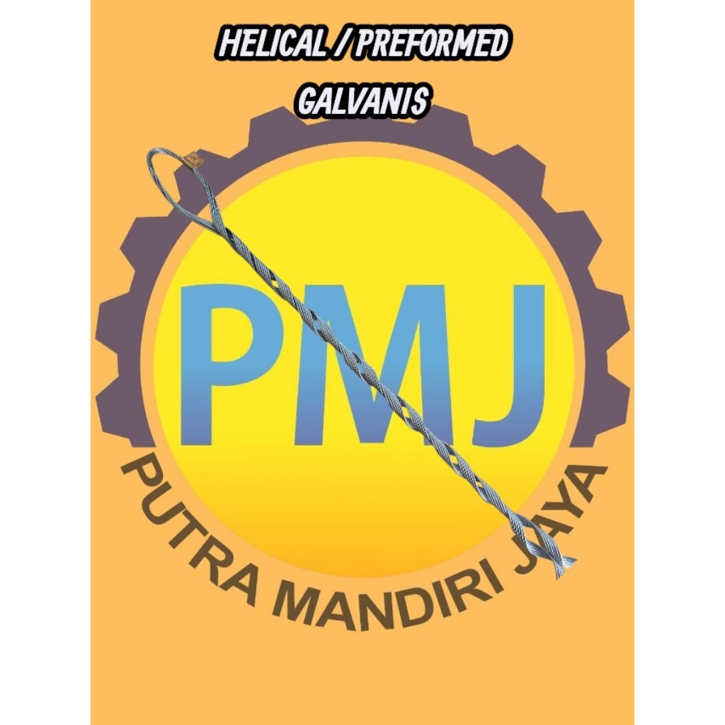Jual Haelical/Dead end guy grip/preformed. Galvanis diameter 6,7,8,9,10 ...