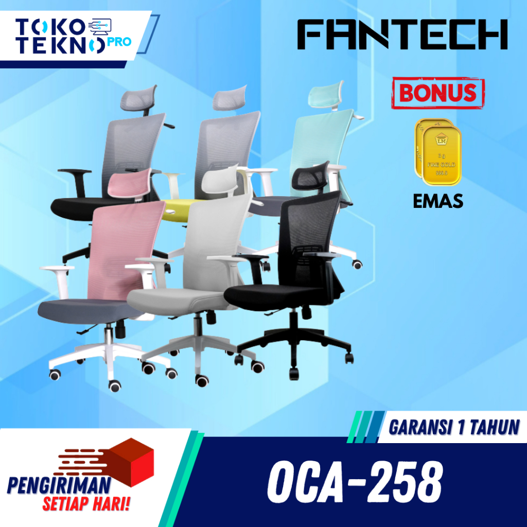 Jual Fantech OCA258 / OC-A258 / OCA258s V2 / OCA258s Kursi Kantor ...