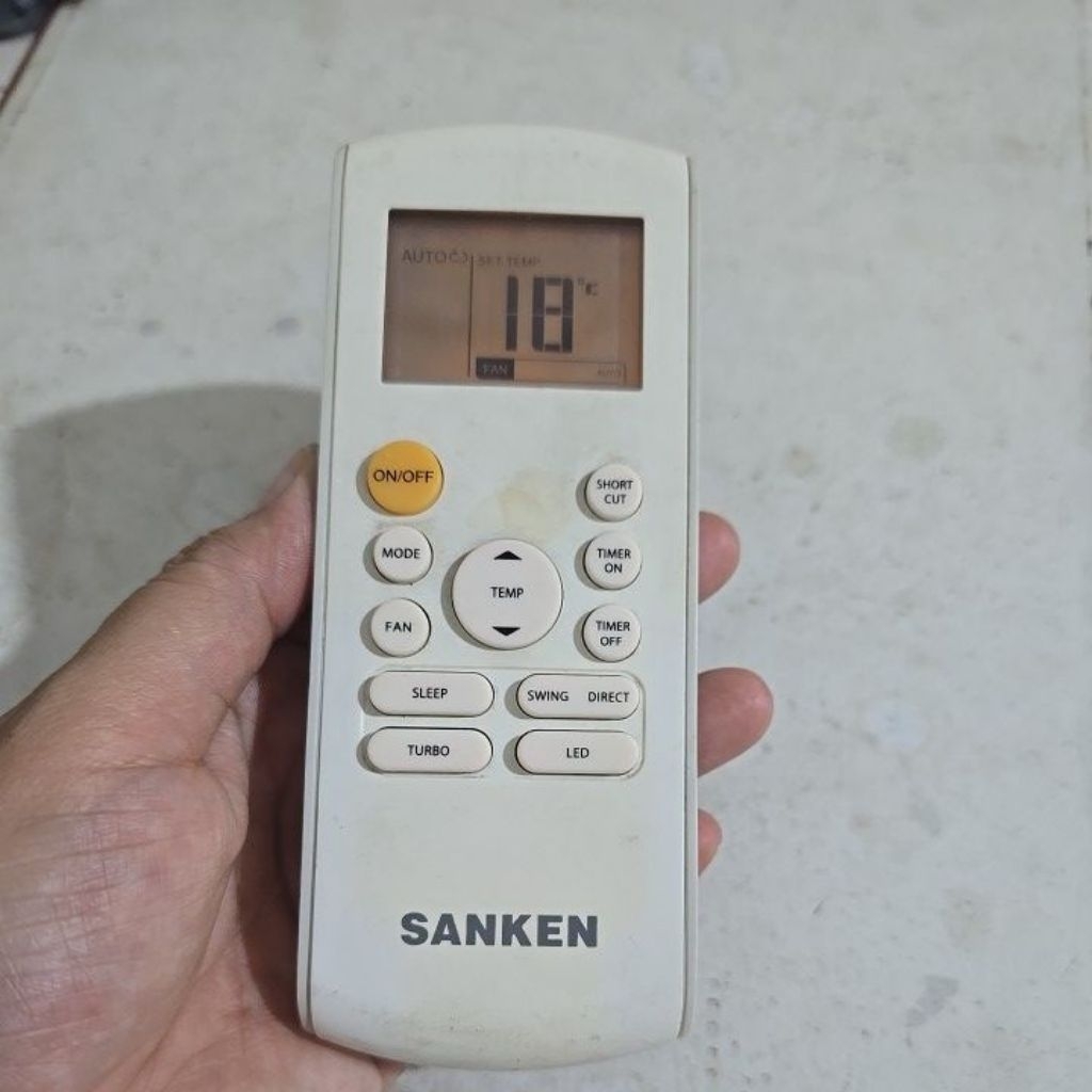 Jual REMOT AC SANKEN RG57B/BGE ORIGINAL | Shopee Indonesia