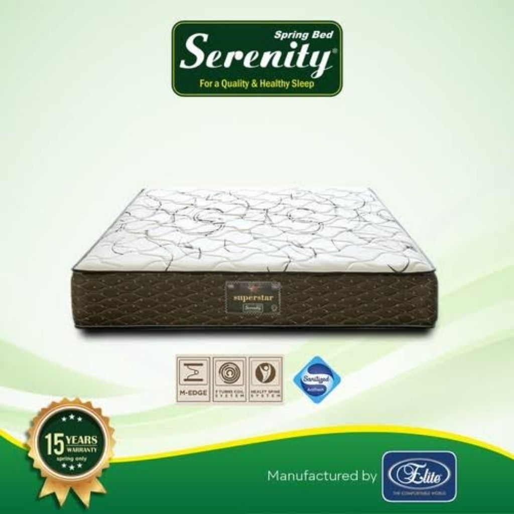 Jual Springbed Serenity Superstar 180x200 Kasur Springbed 180x200cm