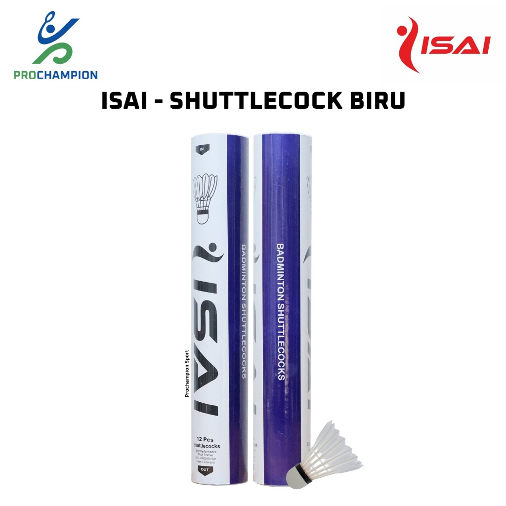 Jual NEW!!! Shuttlecock Cock Badminton Kok ISAI Biru | Shopee Indonesia