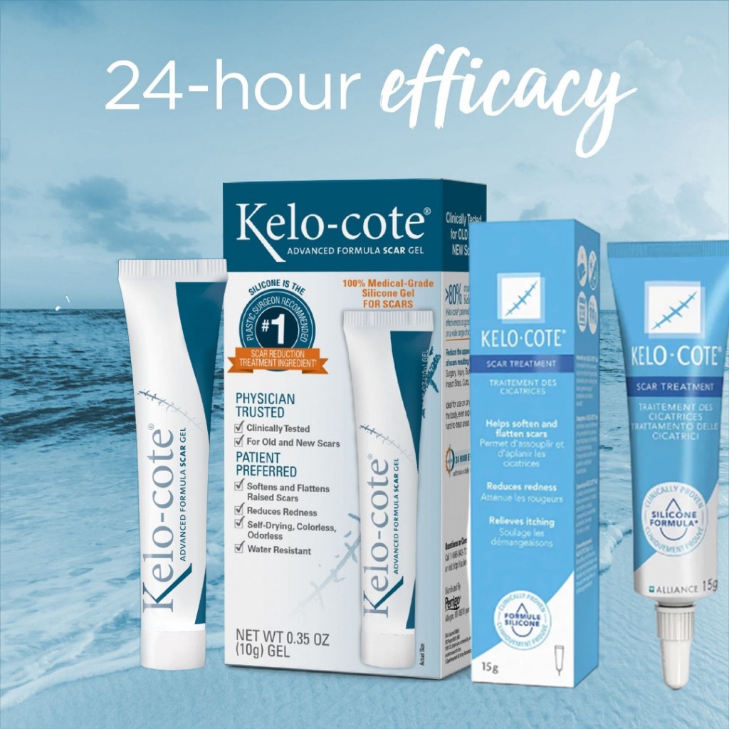 Jual Kelo Cote Advanced Formula Scar Gel 10gr / Scar Removal Ointment ...