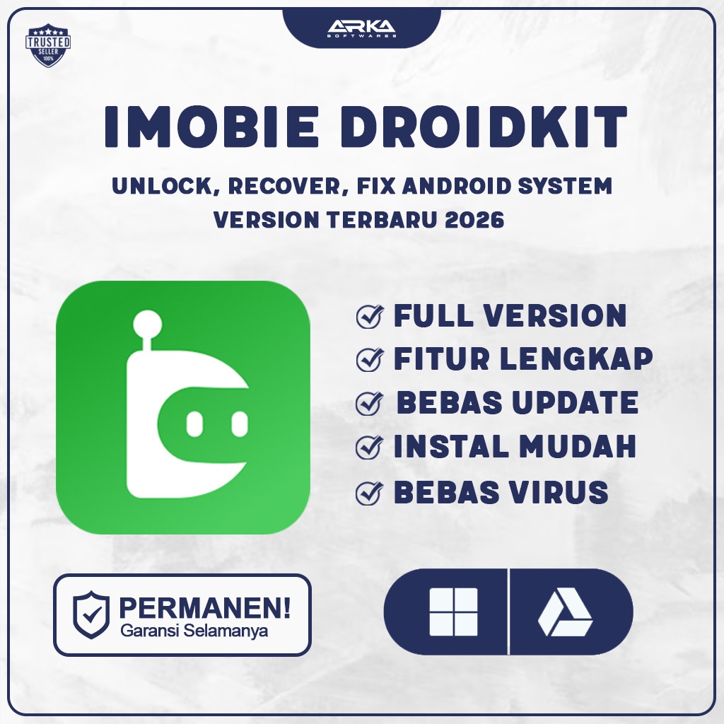 Jual iMobie DroidKit 2026 Full Version Original Lifetime + Panduan Instalasi (WIN) | Shopee ...