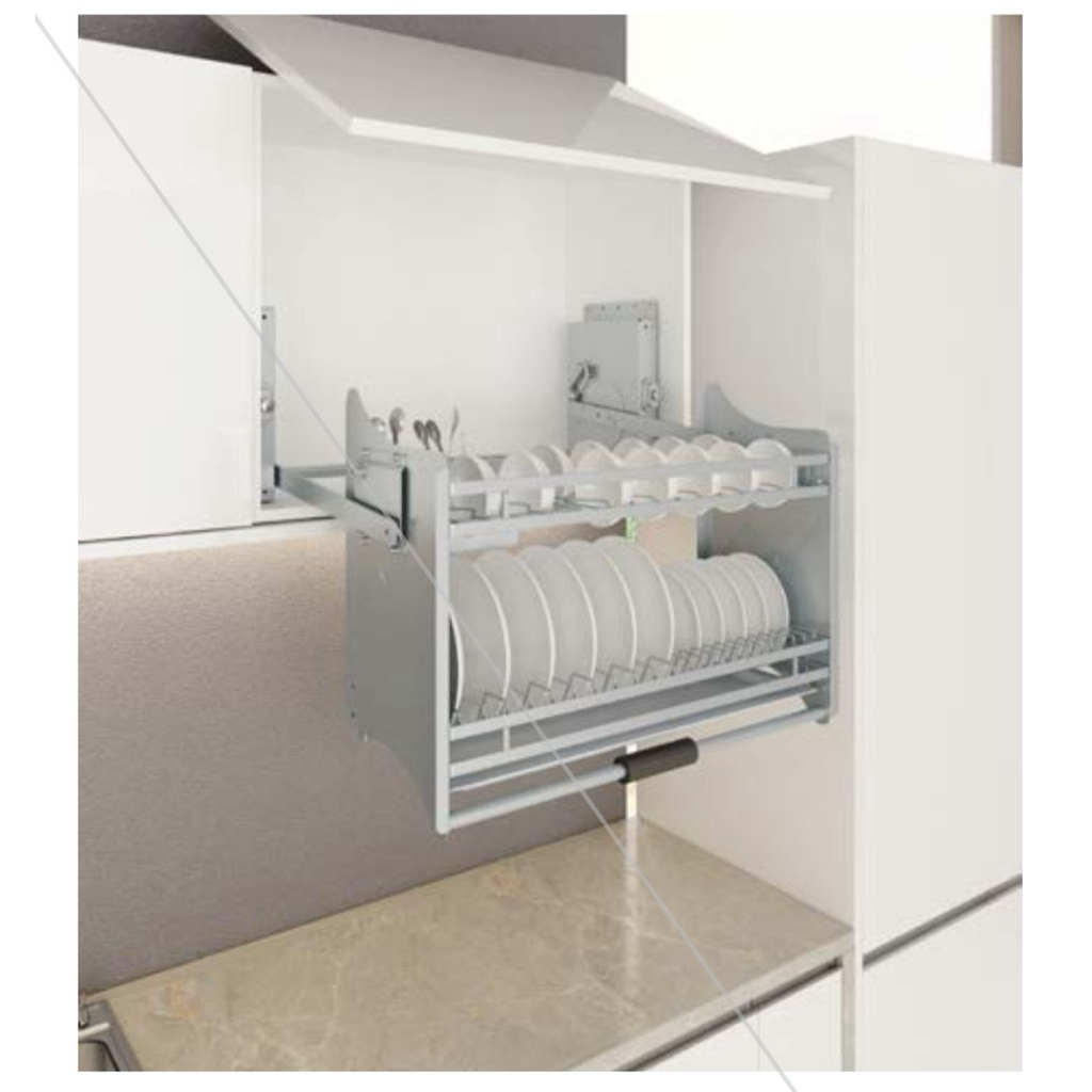 Jual rak piring 900mm stainless stell VITCO pull down multipurpose rack ...