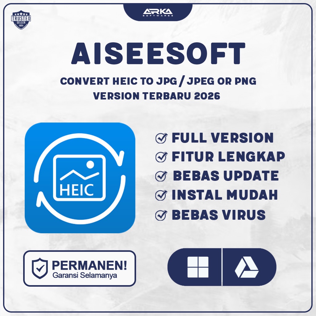 Jual Aiseesoft HEIC Converter 2026 Full Version Original Lifetime ...
