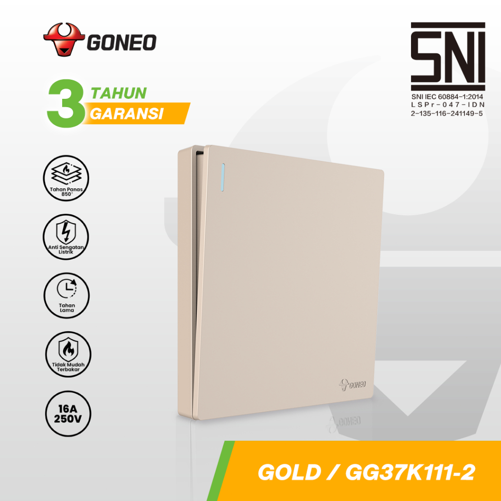 Jual Goneo Saklar Lampu listrik multicolor Staylis series 1 arah ...