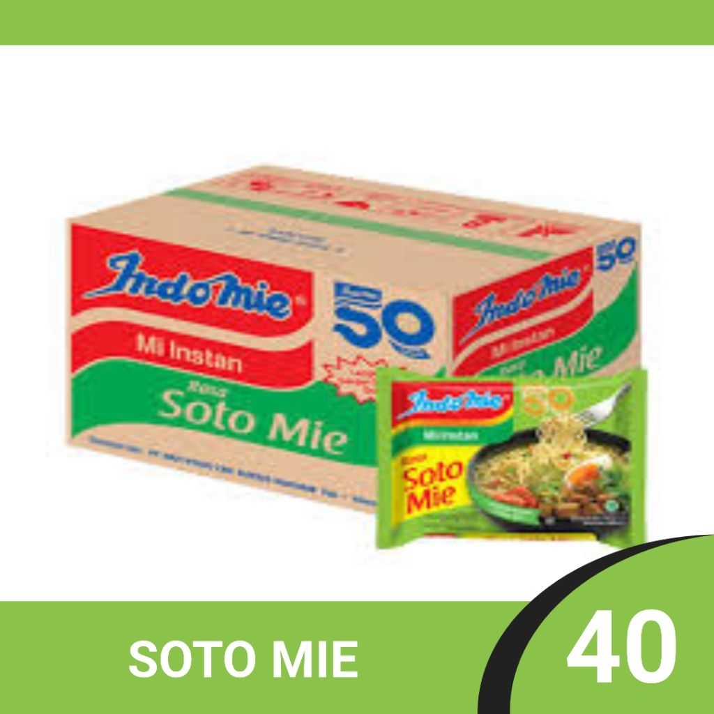 Jual INDOMIE Indomie rasa soto 1 dus isi 40 | Shopee Indonesia