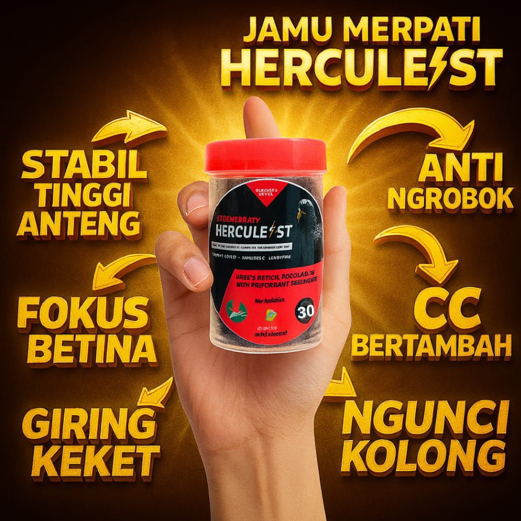 Jual Jamu Merpati Herculest Isi 30 Butir (kemasan Terbaru) Giring ...