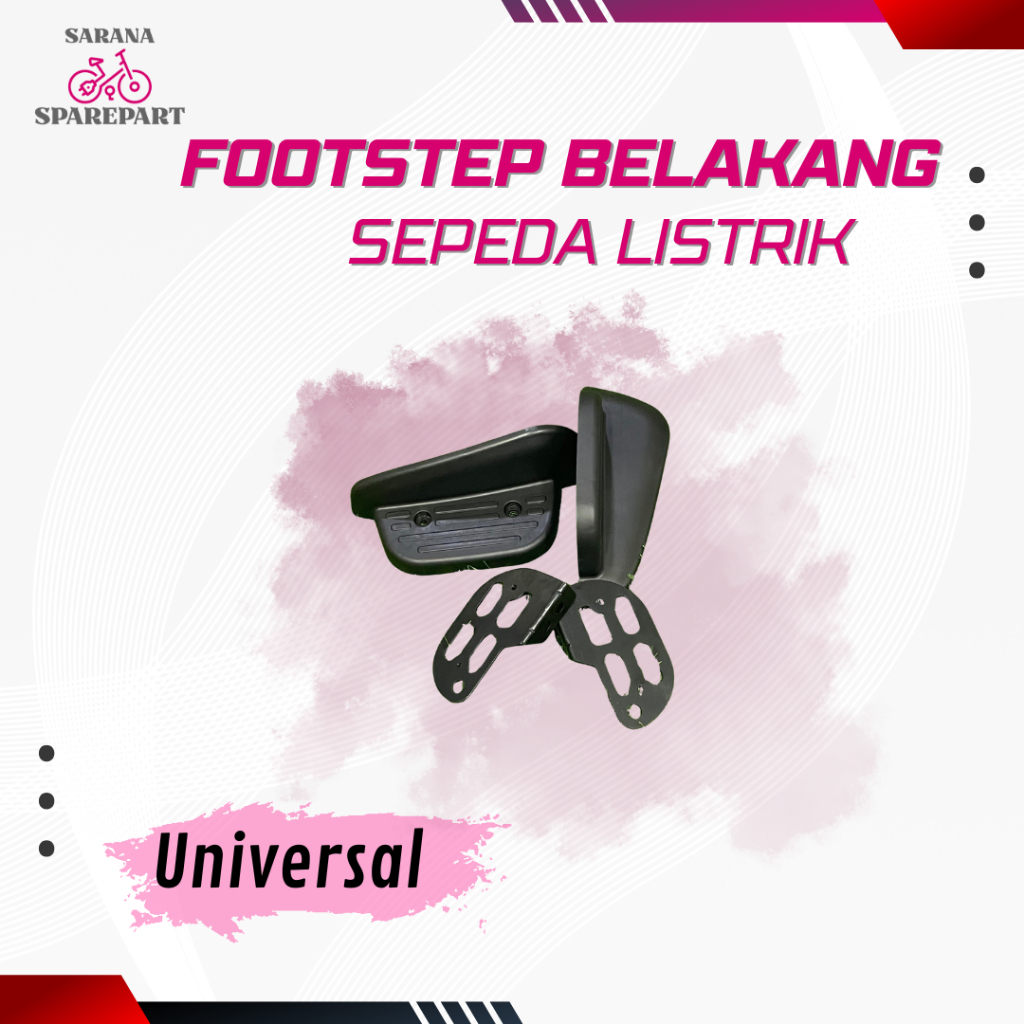 Jual FOOTSTEP BELAKANG SEPEDA LISTRIK – UNIVERSAL | Shopee Indonesia