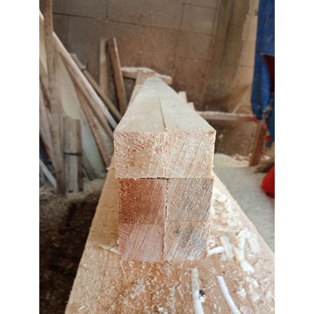 Jual KAYU RENG BALOK KASO 3X3 PANJANG 100 CM PAKET 6BATANG KAYU SUDAH ...