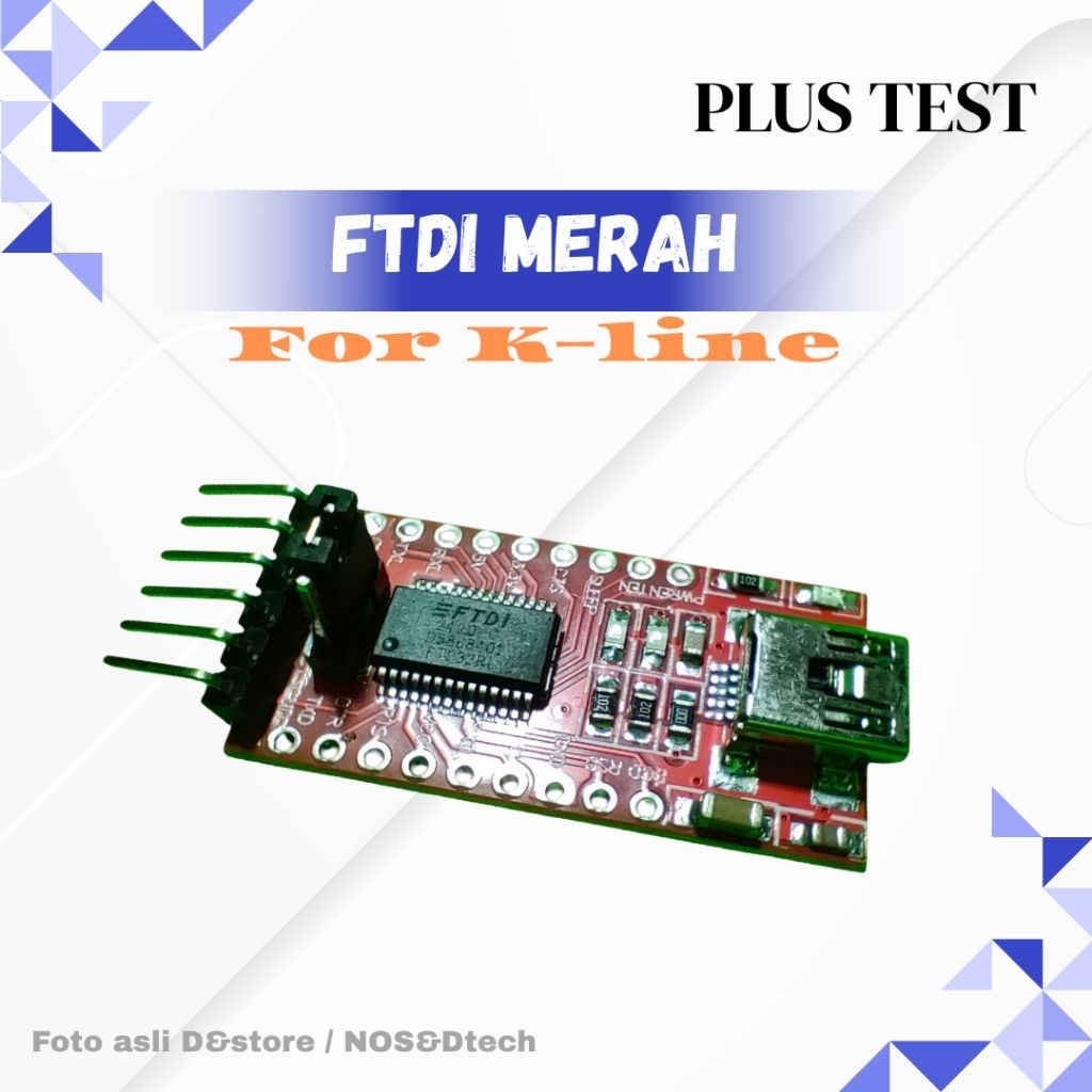 Jual Modul FTDI merah +TEST Ft232 YP-05/Connet k-line Modul remap Scan ...