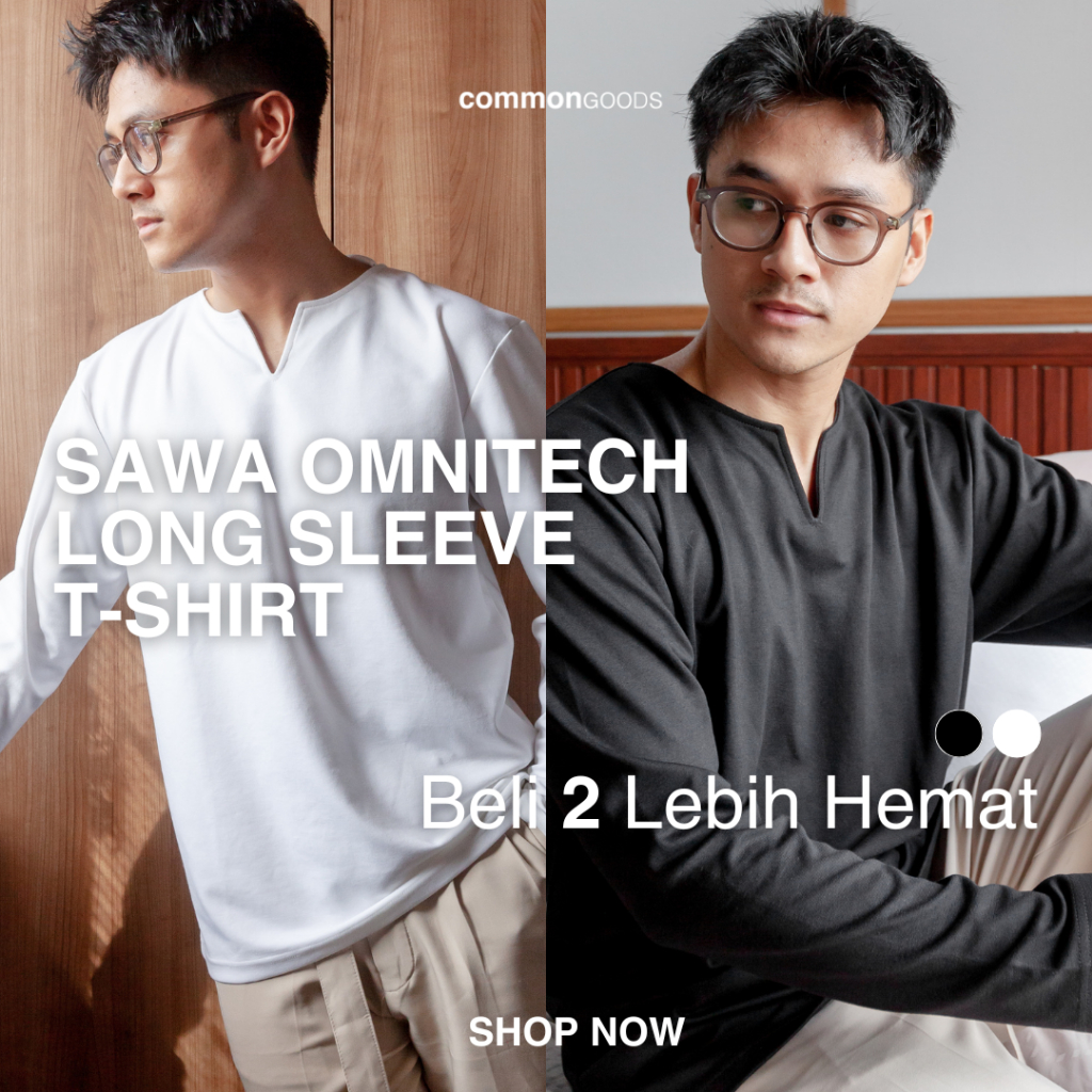 Jual Commongoods Sawa Omnitech Long Sleeve Shirt Series | Shopee Indonesia