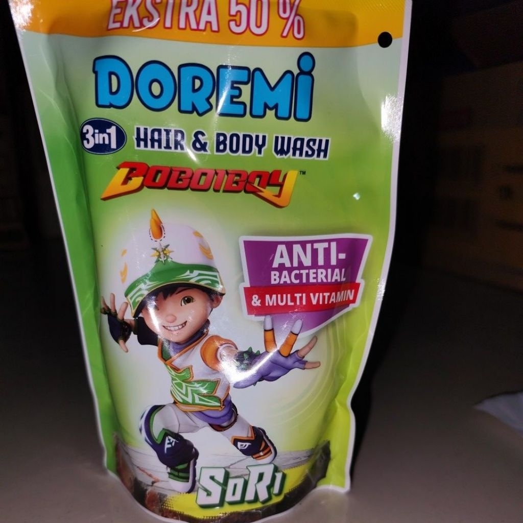 Jual Doremi 3in1 Hair & Body Sori wash Anti Bacterial&multivitamin ...