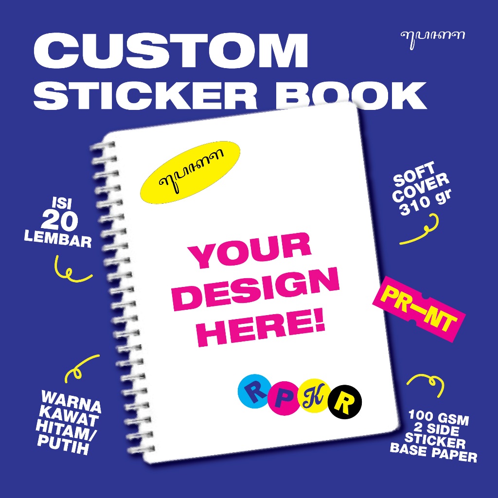 Jual [RUPAKARA] Custom Sticker Book Buku Koleksi Stiker Custom | Shopee ...