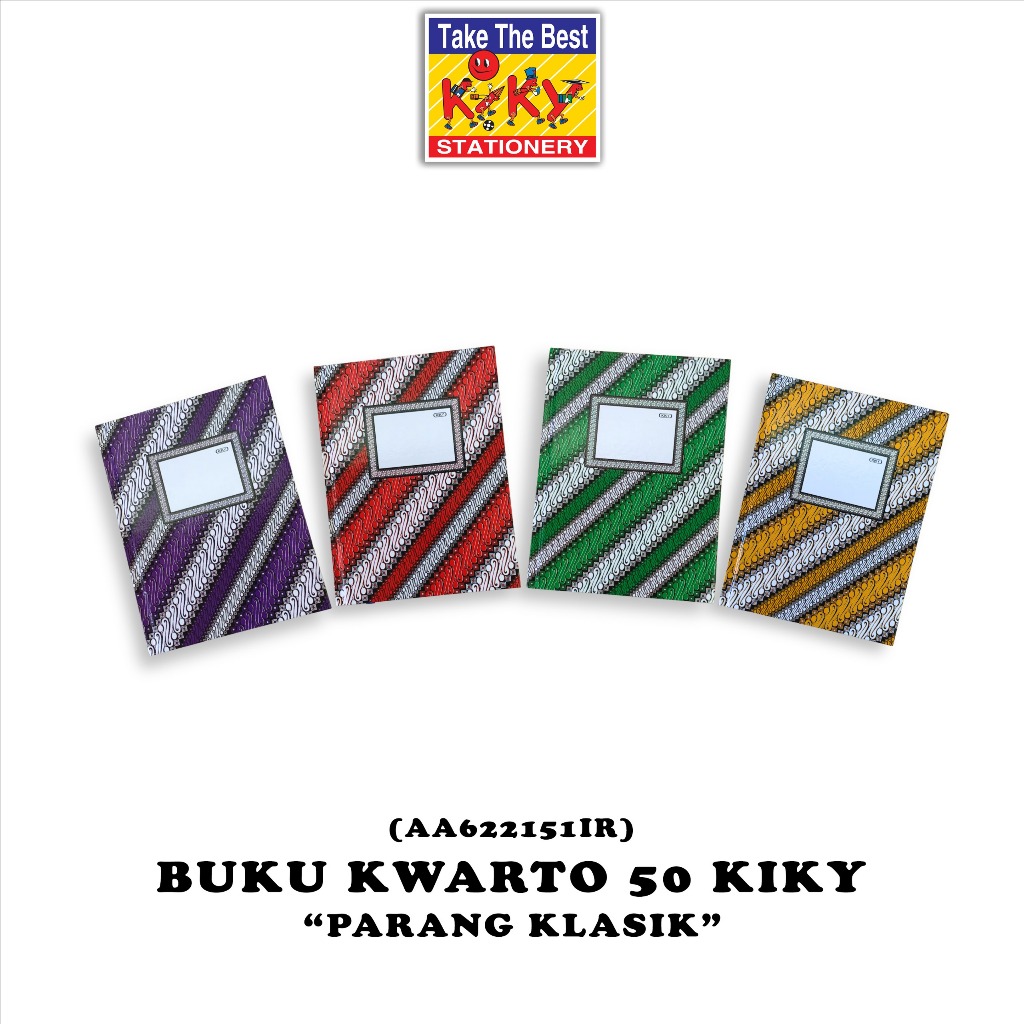 Jual KIKY Buku Hard Cover Kwarto Glossy (Uk. 16 x 21 cm) Isi 50 Lembar ...