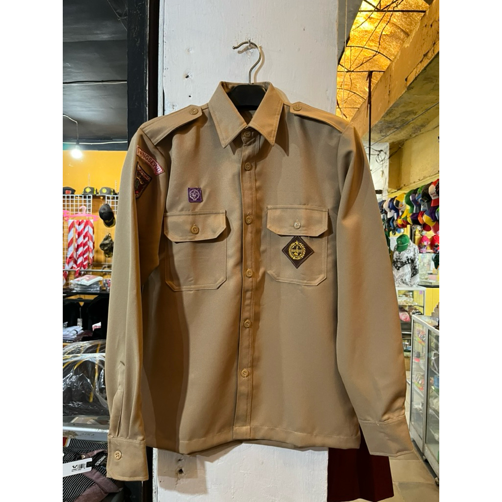 Jual Baju Pramuka Rafilo lengan Panjang Pembina/Guru | Shopee Indonesia
