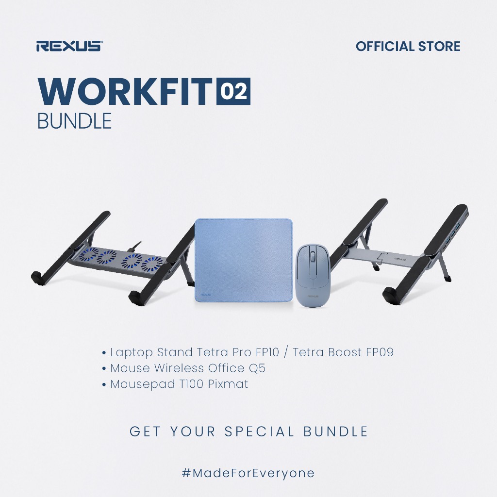 Jual Rexus Workfit Bundle 02 - Portable Gear Combo | Shopee Indonesia