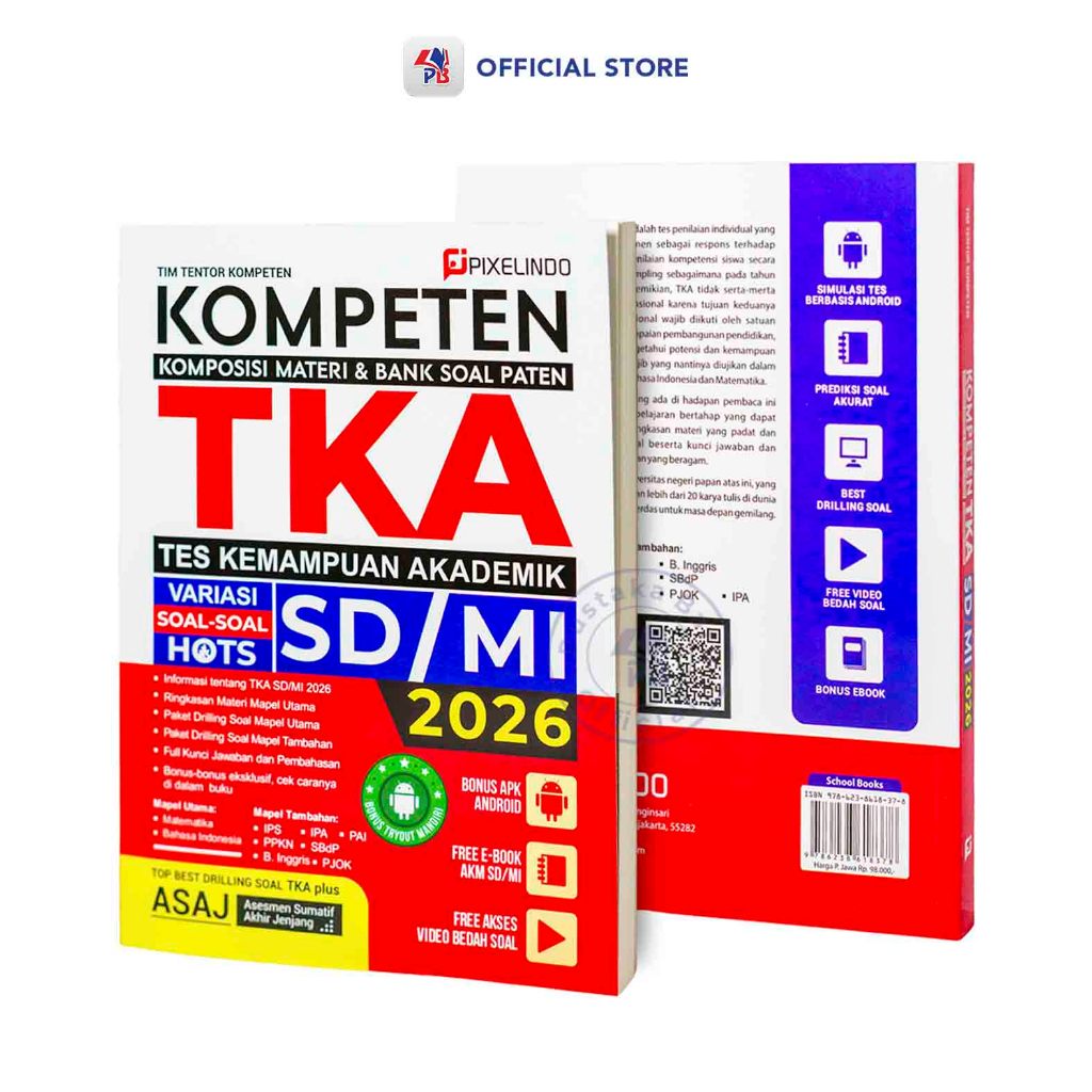 Jual Buku TKA SD MI / Kompeten TKA SD/MI 2026 / AR-RUZZ - ARM | Shopee ...